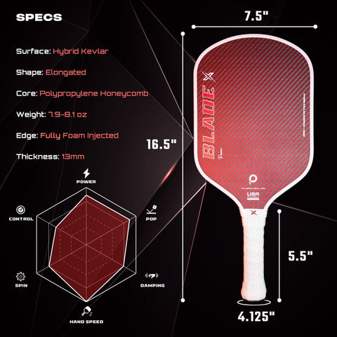 Blade X - Kevlar Pickleball Paddles Series – PAKLE